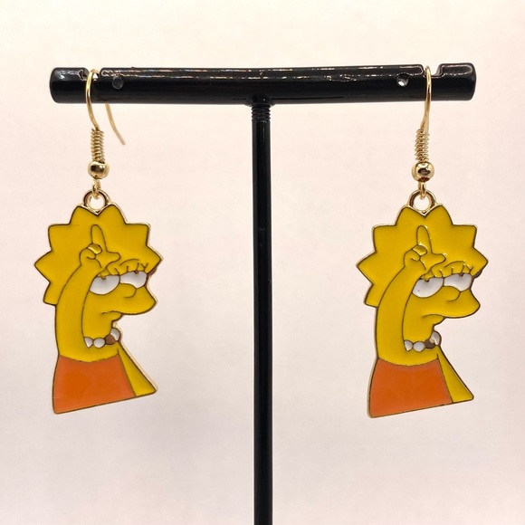 Jewelry | The Simpsons Lisa Simpson Earrings | Poshmark